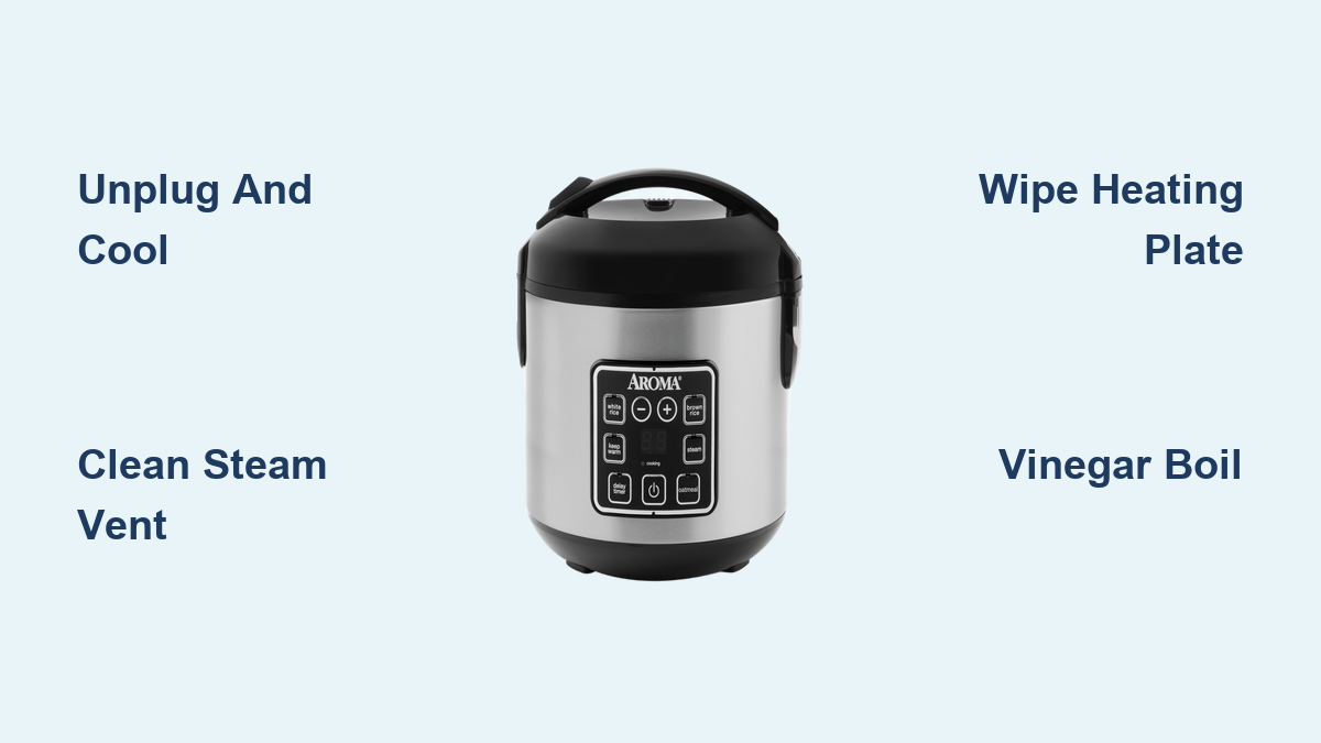 How to Clean Aroma Rice Cooker: Easy Steps