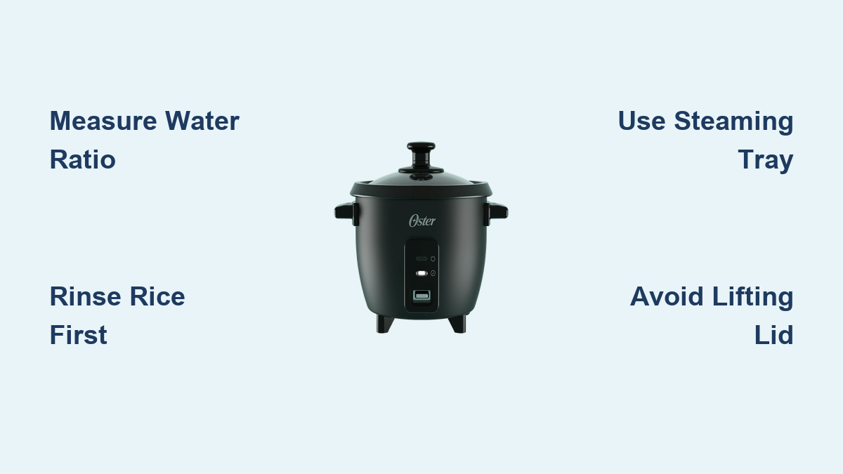 How to Use Oster Rice Cooker: Easy Steps