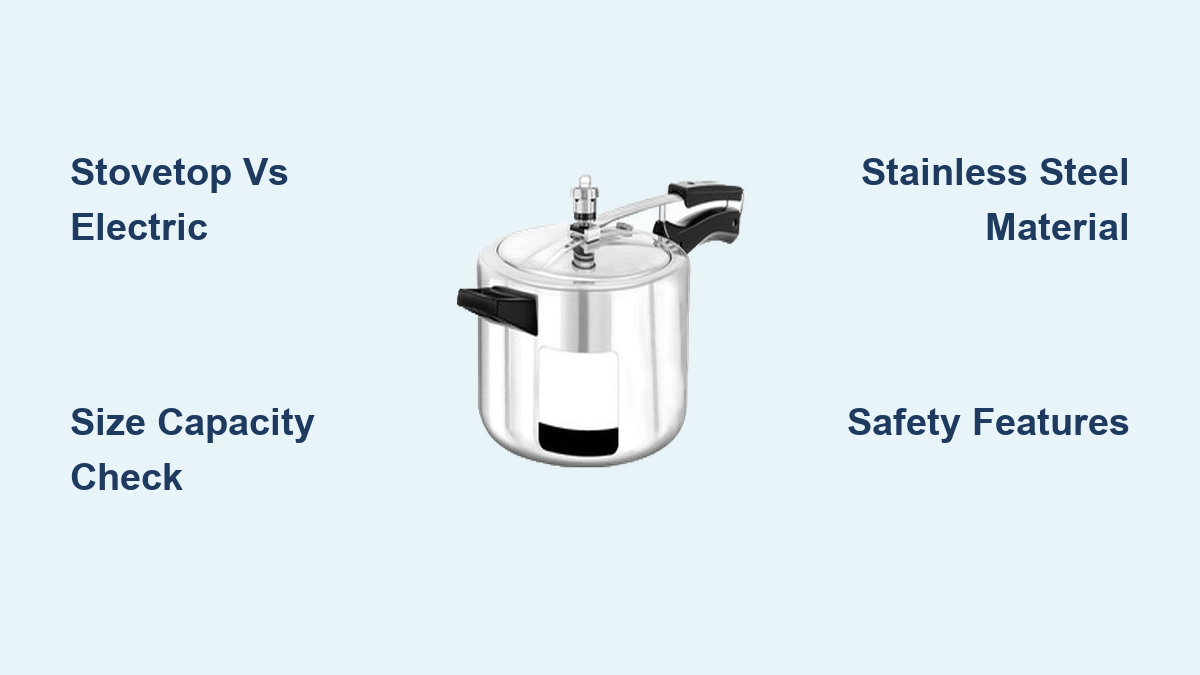 How to Choose a Pressure Cooker