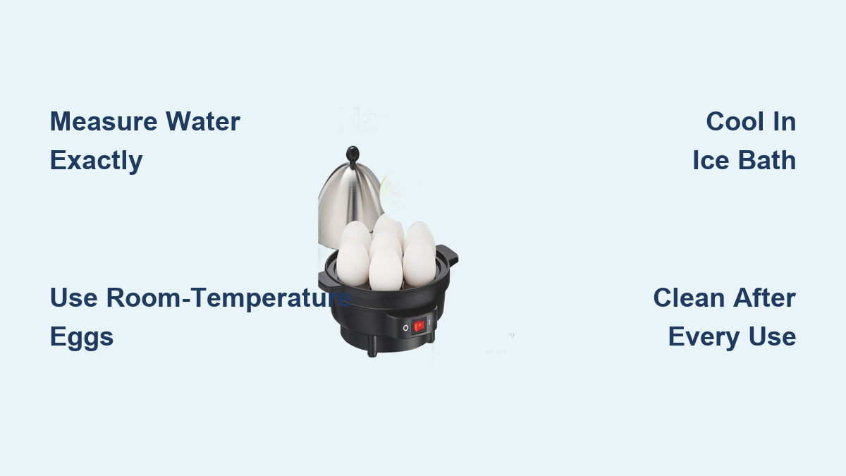 How to Use Hamilton Beach Egg Cooker