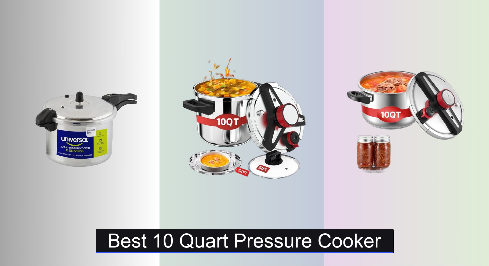 5 Best 10 Quart Pressure Cookers of 2026